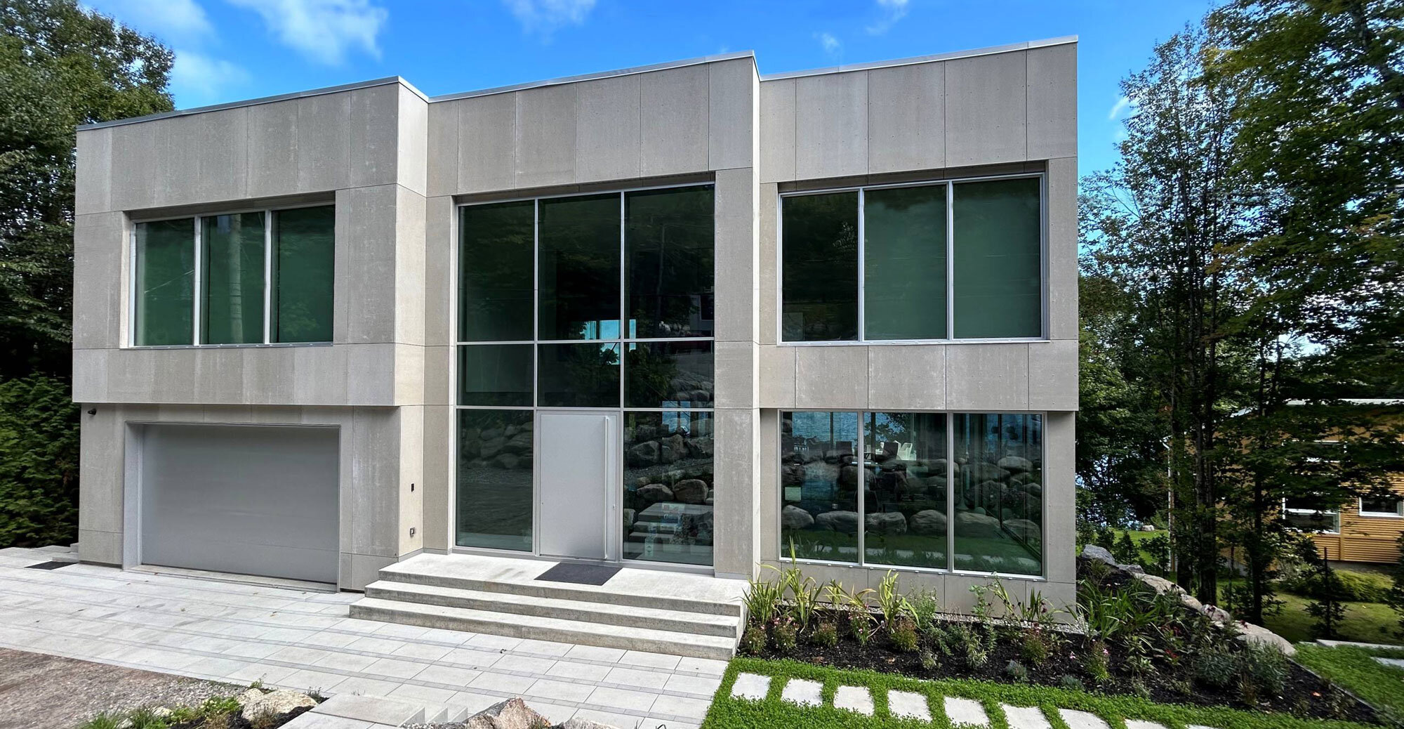 Expert installation of European aluminum window & door systems.